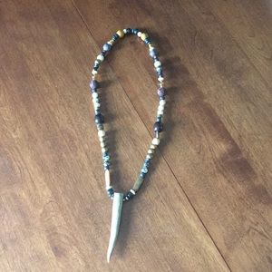 Buck & Bead | Jewelry | Deer Antler Necklace Twine Twig Style | Poshmark